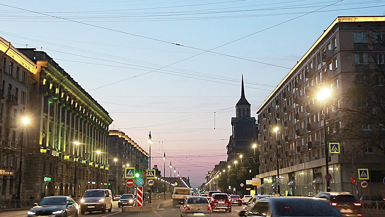 Создание единого светового облика участка Московского проспекта