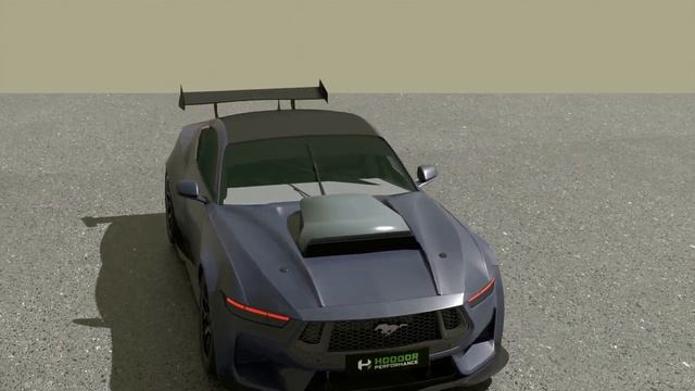Форд Мустанг 2024 (Ford Mustang 2024). Blender 3D.