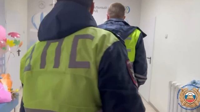 В Багратионовске сотрудники ГИБДД сопроводили беременную женщину в перинатальный центр