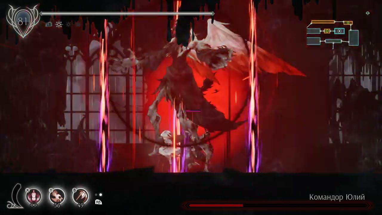 Enderlilies Прохождение №14 БОСС КОМАНДОР ЮЛИЙ , ГЛАВА ЗАЩИТНИЦ