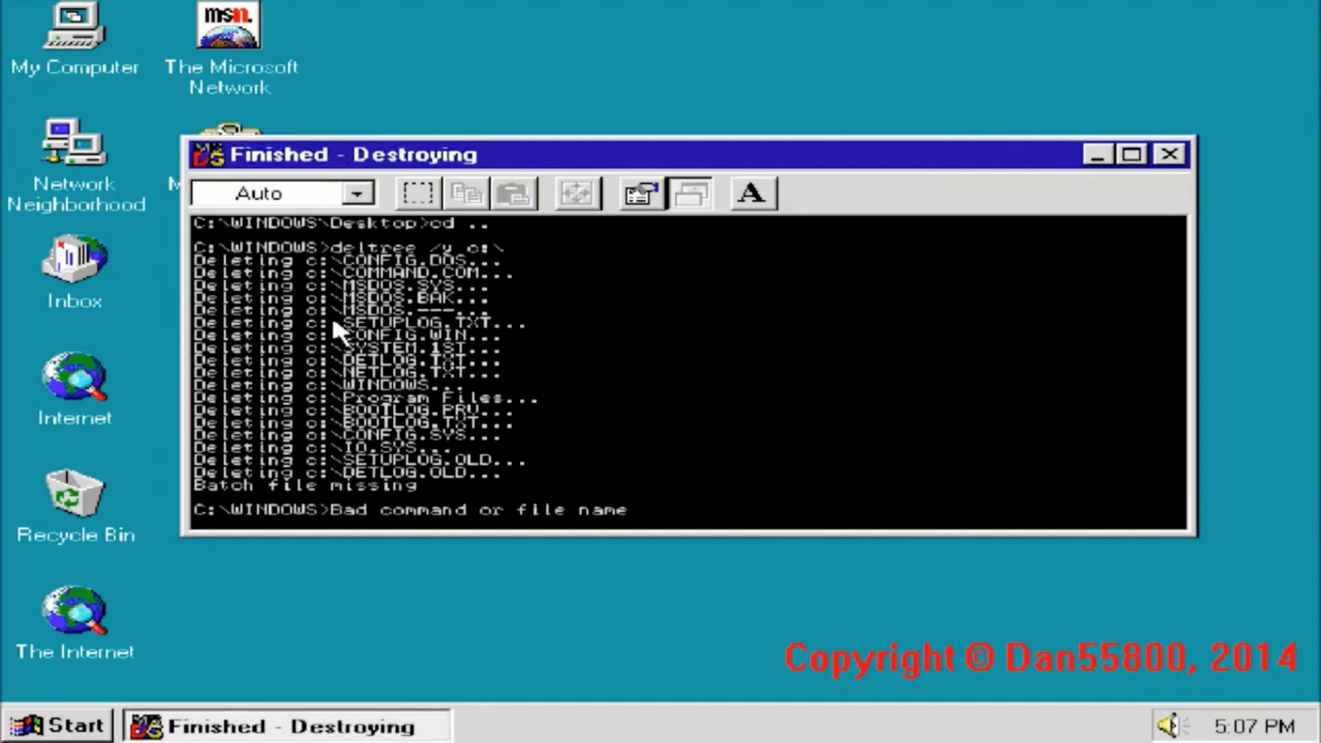 Как убить Windows 96
