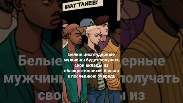 ⚧️? FDIC объявляет о новой политике: Белые мужчины будут получать свои вклады  в последнюю очередь