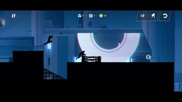 Прохождение мобильной игры Vector | Хардмод режим | Офисный район | 1-6 уровень