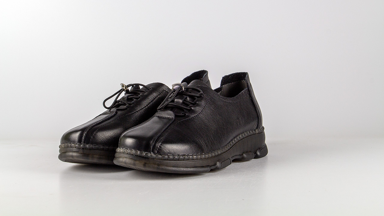 Полуботинки Meego Comfort женские черные 2208