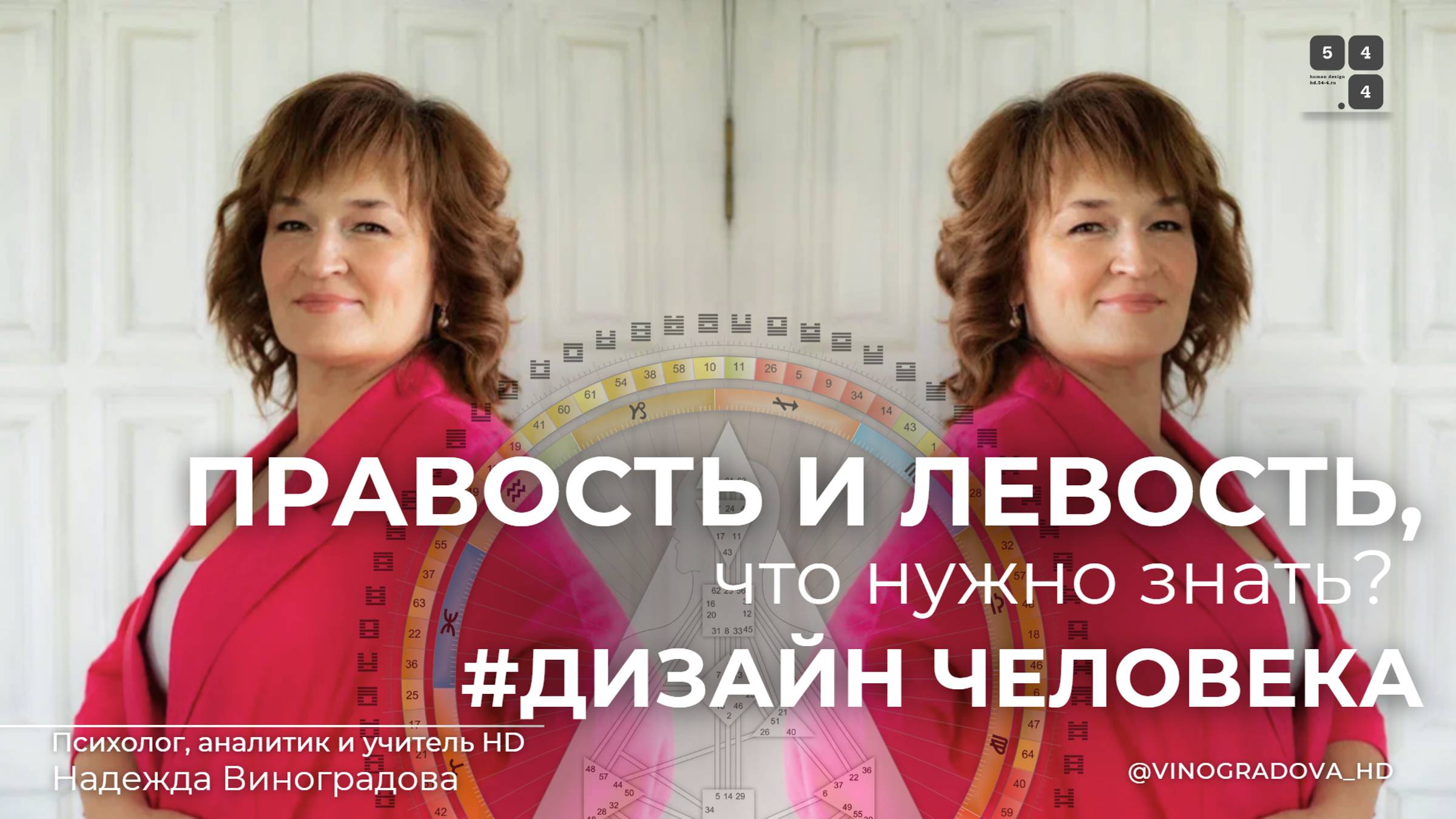Правость и левость, что нужно знать| Надежда Виноградова. Открытая школа дизайна человека 54.4