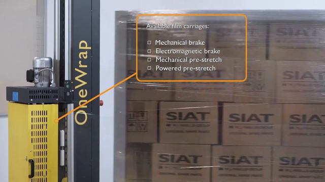 Паллетоупаковщик SIAT ONEWRAP с кареткой LP 240% престрейч