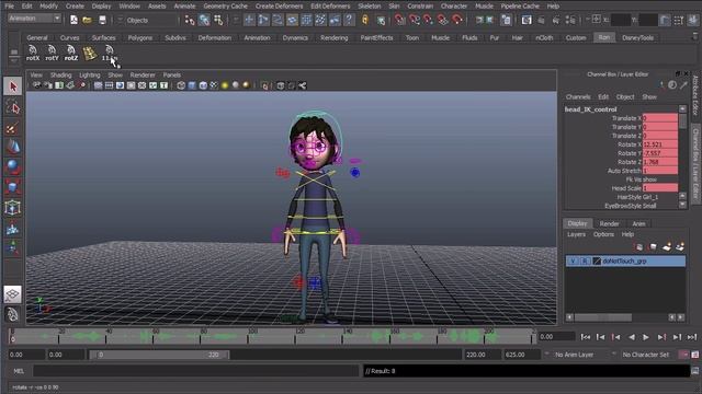 04. Key character poses and timing