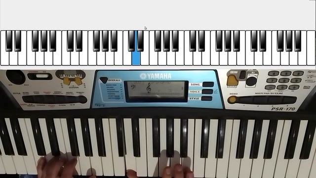 Учимся играть _Катюшу_ к 9 мая (katyusha simplest version).