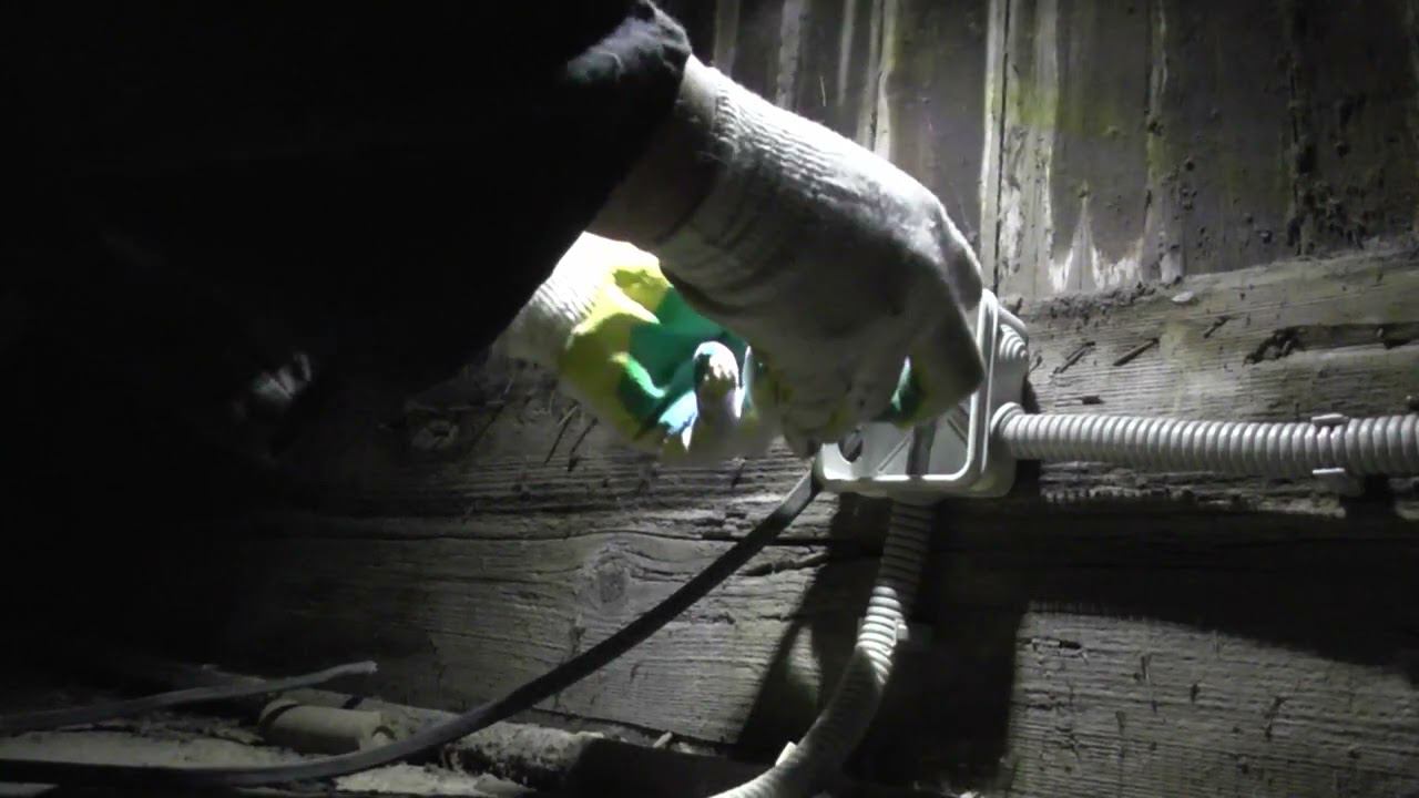 Проводка своими руками в саманном доме 6 серия