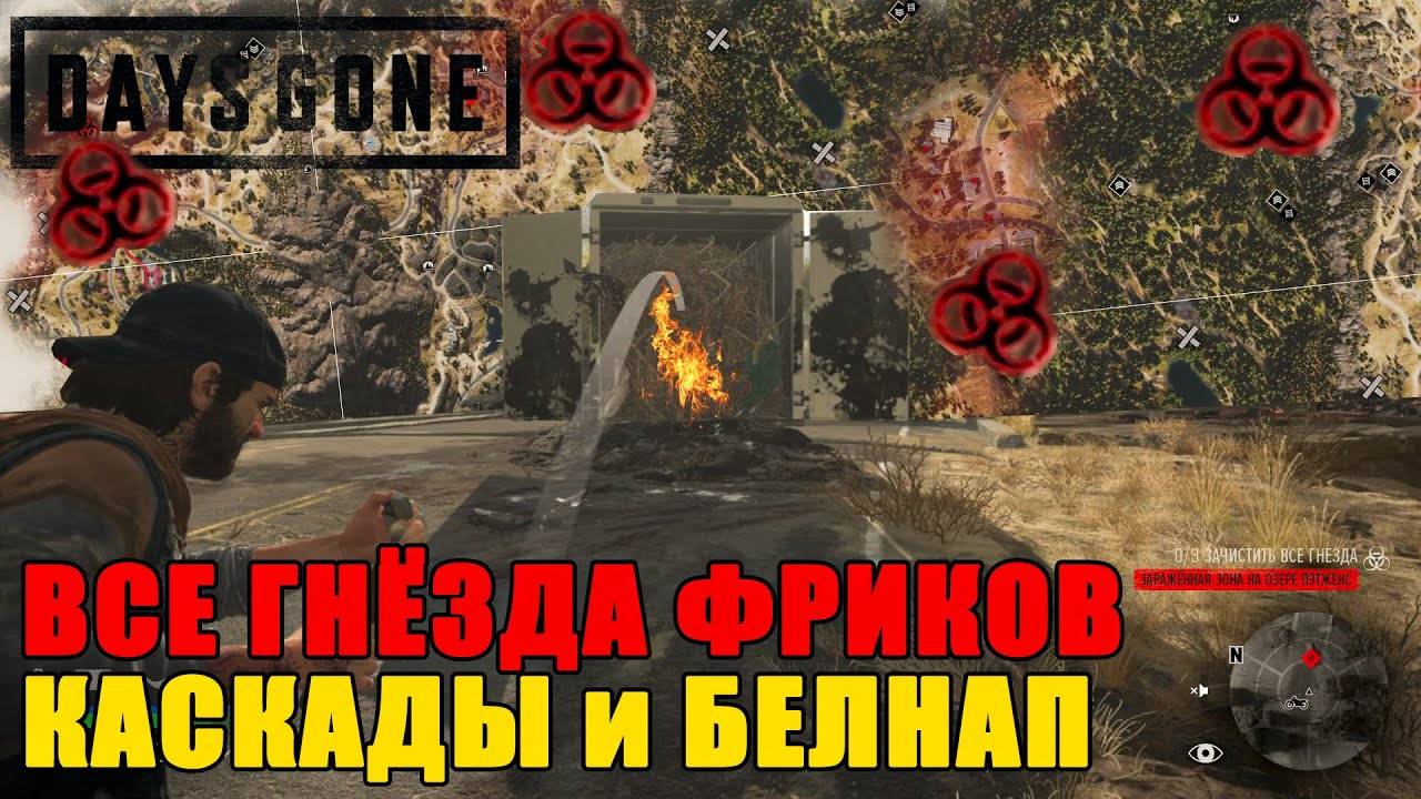 Все гнезда фриков КАСКАДЫ и БЕЛНАП_Где найти все гнезда фриков КАСКАДЫ и БЕЛНАП_Зараженные зоны!!!