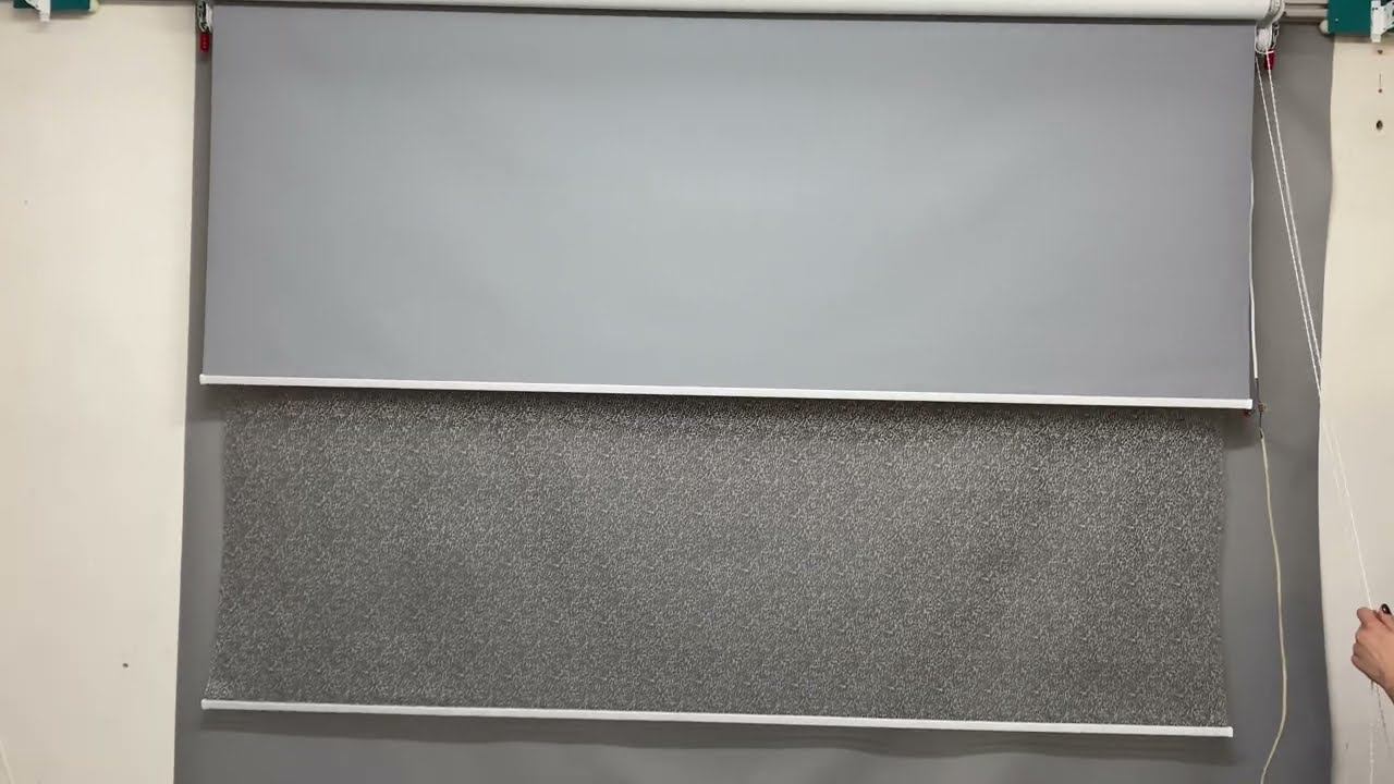 ДВОЙНАЯ РУЛОННАЯ ШТОРА ПРЕМИУМ БЛЭКАУТ+ТЮЛЬ "МИКРО"