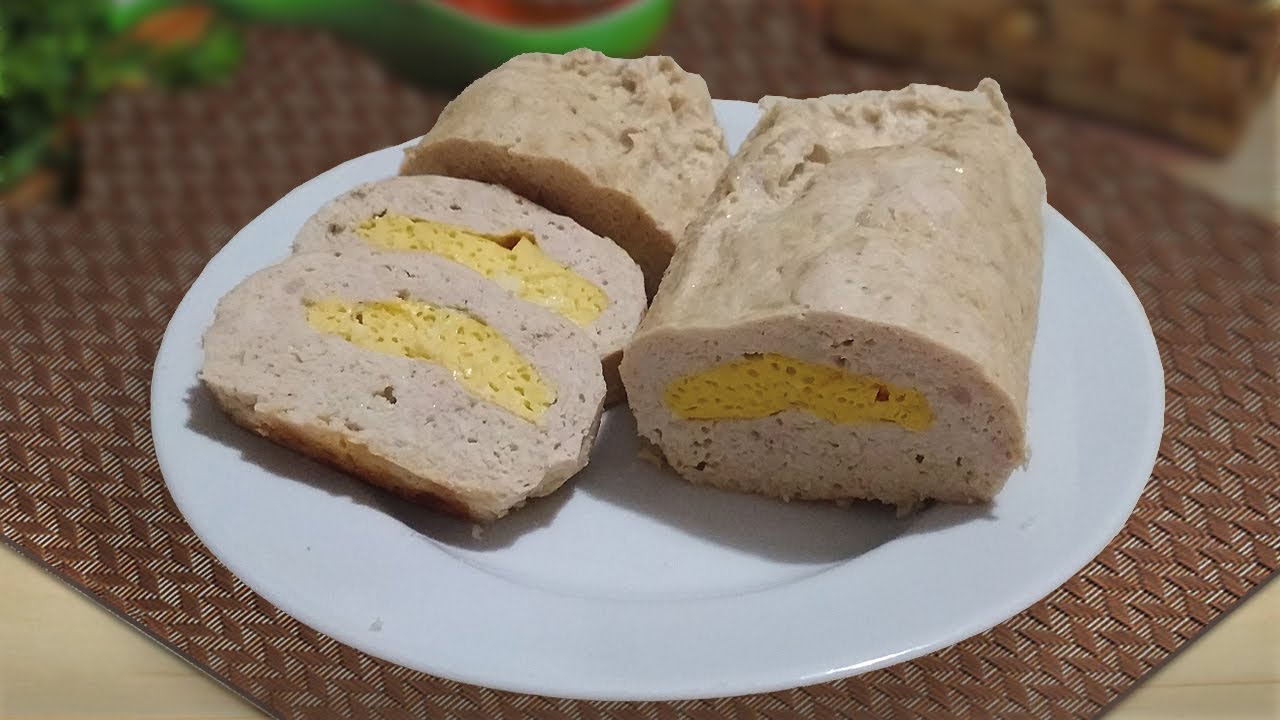 Рулет из куриного фарша в духовке.Куриный рулет вместо котлет.