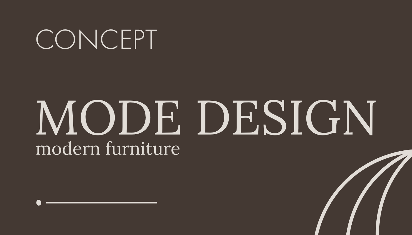 Концепт дизайна сайта для магазина мебели и предметов интерьера