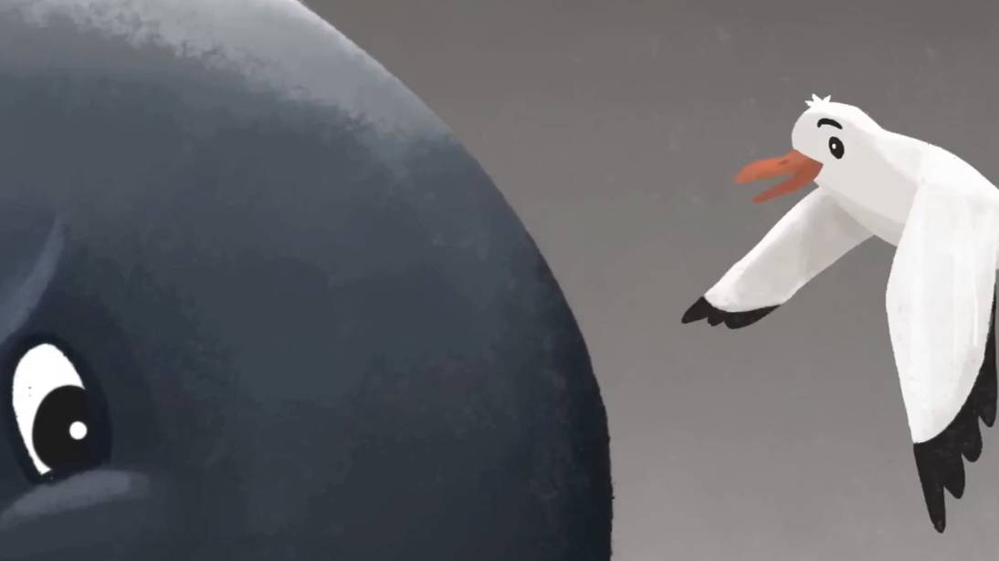 Детская сказка Птица и Кит