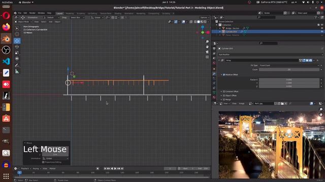 04. Modeling the Wires of the Bridge