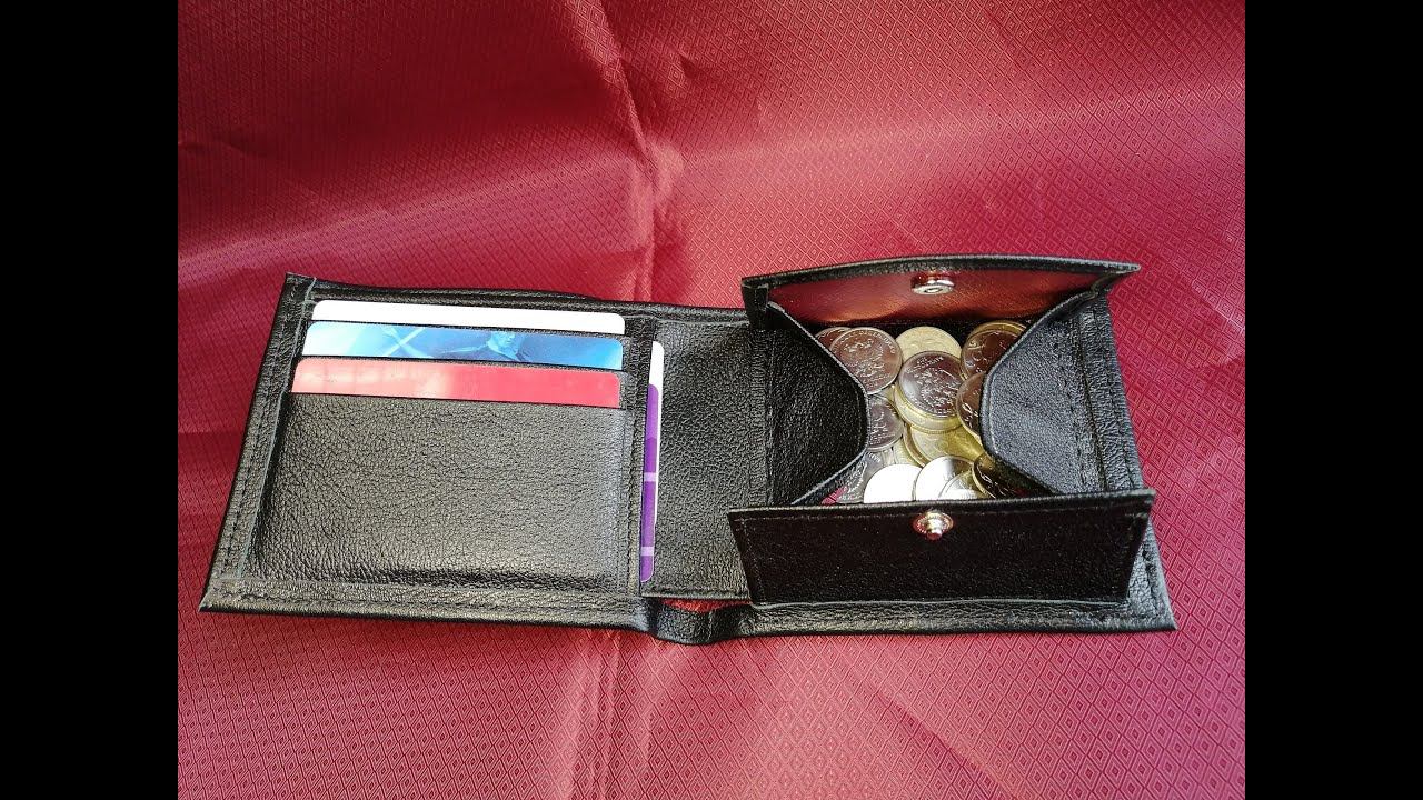 Кошелёк мужской. Изделия из кожи. СКСтиль. Видео обзор новой модели.