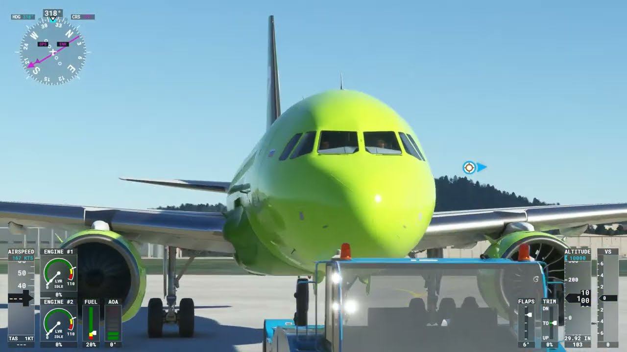 Microsoft Flight Simulator 2020. Адлер URSS - Симферополь URFF