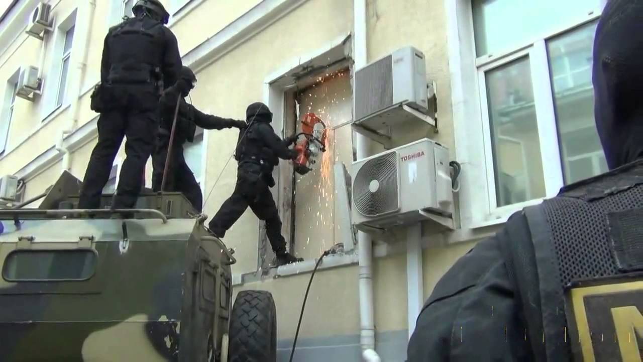 ОМОН штурм офиса (Оперативная съёмка №1)