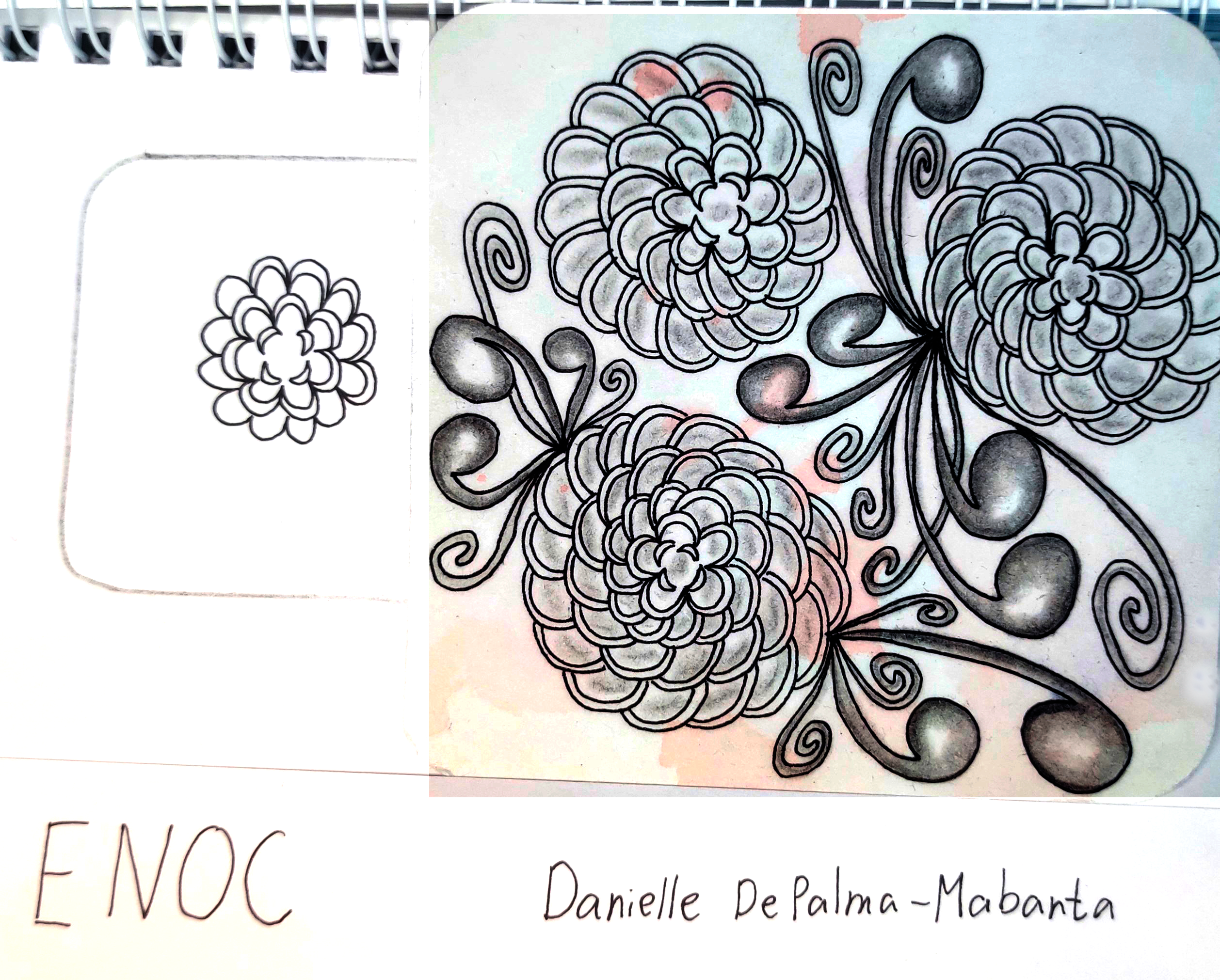 Зентангл Тангл Enoc