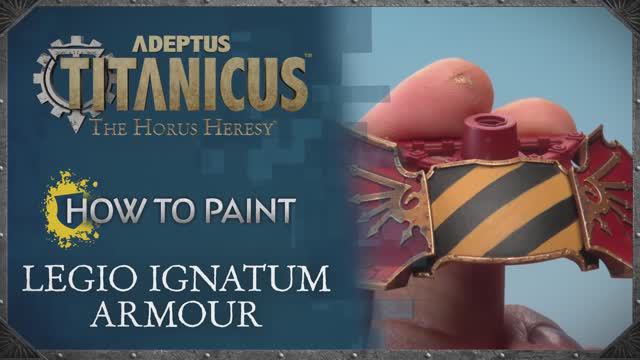 Как покрасить броню Warhammer 40000 - Legio Ignatum