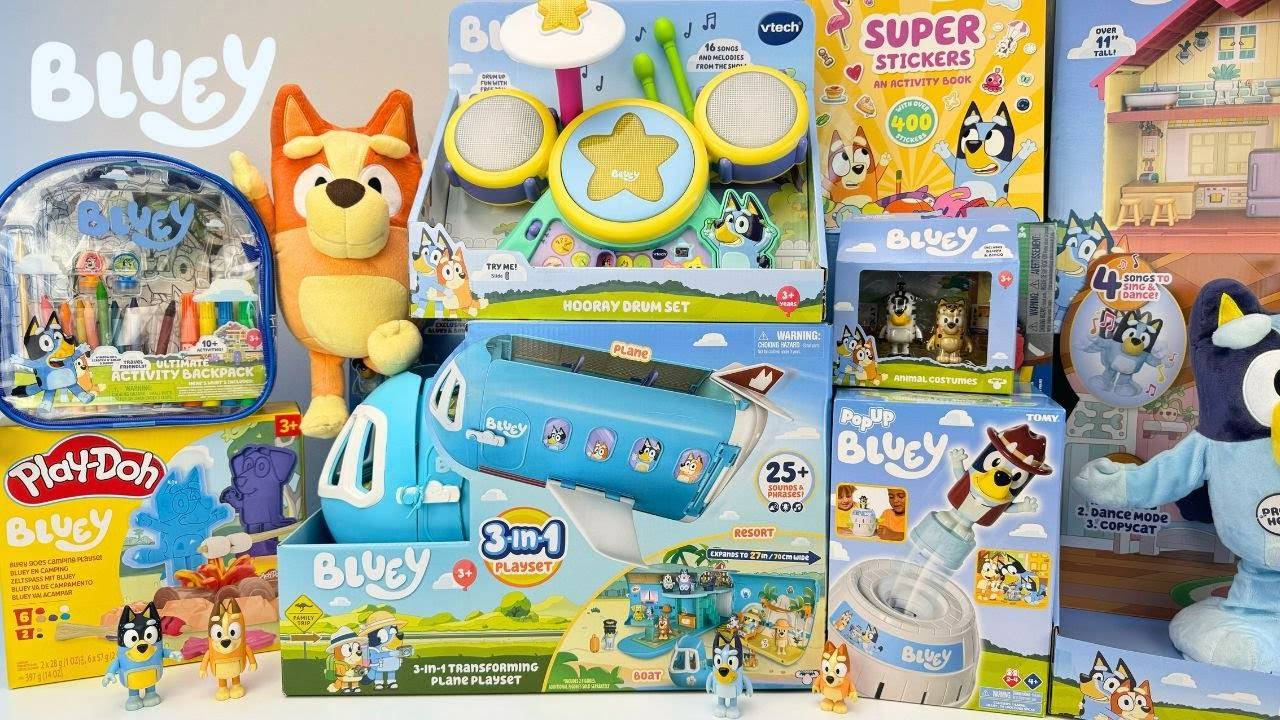 Блуи. Распаковка игрушек