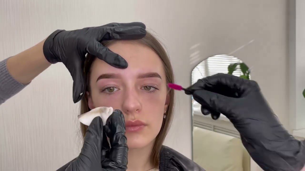 Брови хной. Обзор работы с хной. Сколько держать хну? Как стабилизируется цвет хны?