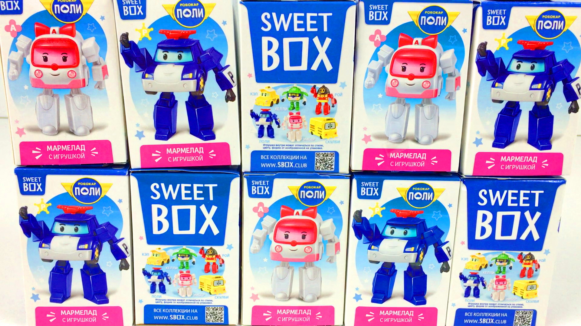 Машинки Игрушки Робокар Поли Распаковка Свит Бокс Сюрприз Мультики про Машинки