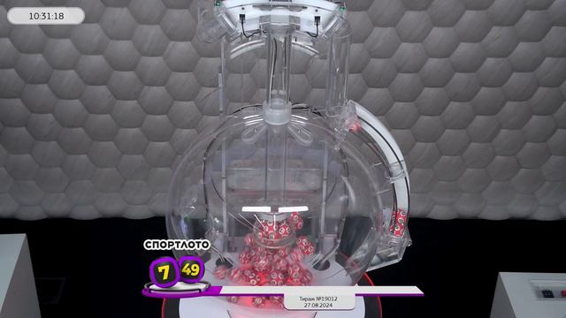 Столото представляет | Лотерея «Спортлото «7 из 49». Тираж № 19012 от 27.08.2024 г.