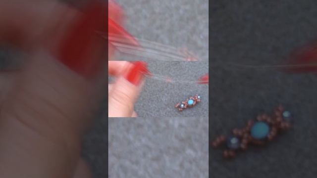 Кольцо из бисера и бусин💍Мастер-класс есть на канале❣️