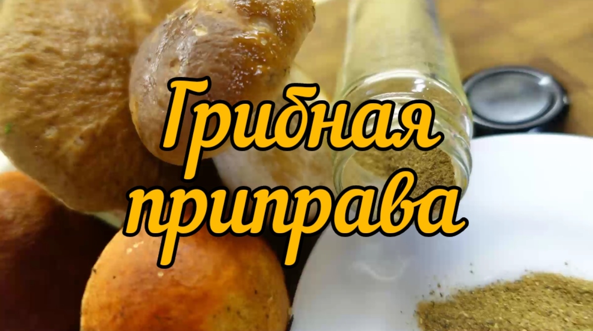 Грибная приправа - великолепна для усиления вкуса супов, соусов и т.д.( Mushroom seasoning)