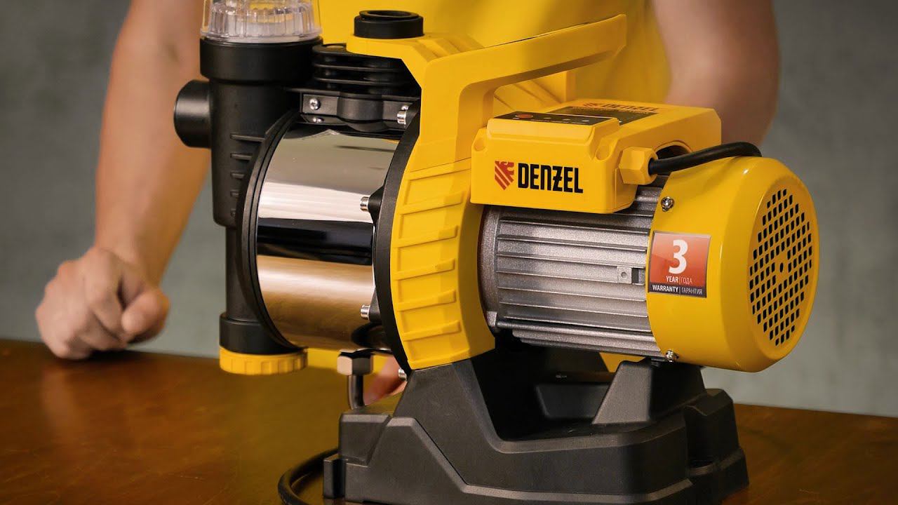 Обзор садового насоса DENZEL GP1100SS