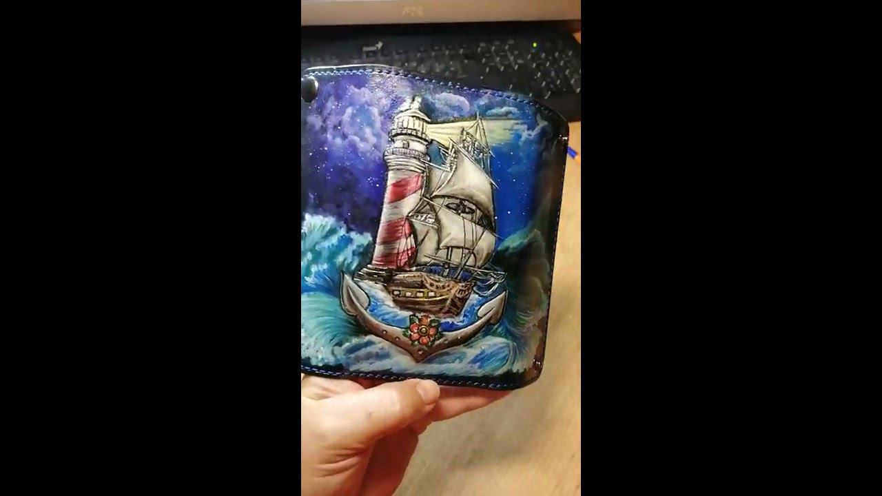 Ключница мужская. Изделия из кожи. СКСтиль. Видео обзор:  Шторм.