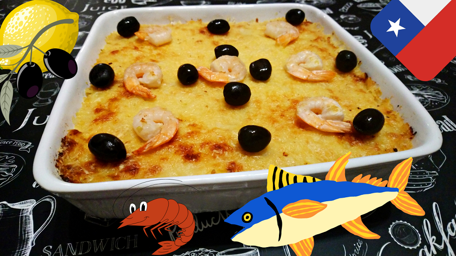 ЗАПЕЧЕННЫЙ КАРТОФЕЛЬ С КРЕВЕТКАМИ И ТУНЦОМ / Вкусная и сытная запеканка по-чилийски