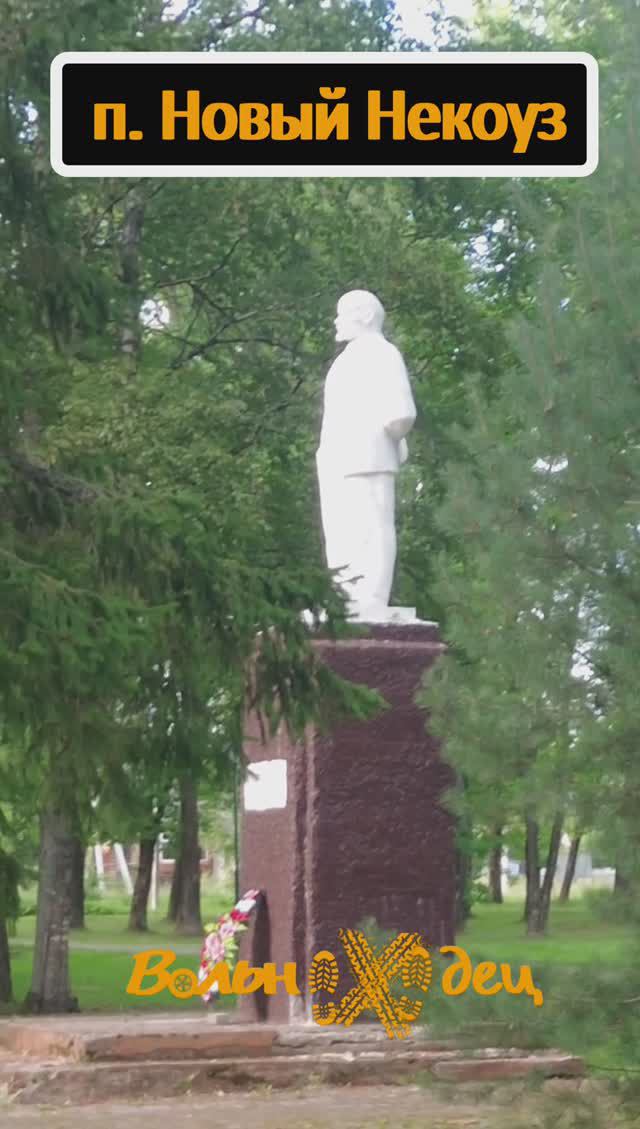 Памятник Ленину, п. Новый Некоуз, Ярославская область #ленин #история #память