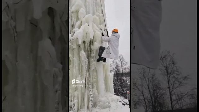 And in winter!#nature #bergsteiger #klettern #sports #sport#alpinist# berge##sportsnews