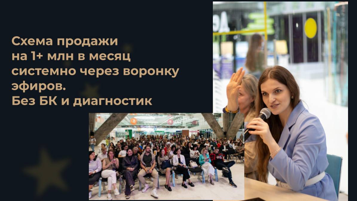 Урок "Связка по продажам в телеграм через эфиры и выступления"