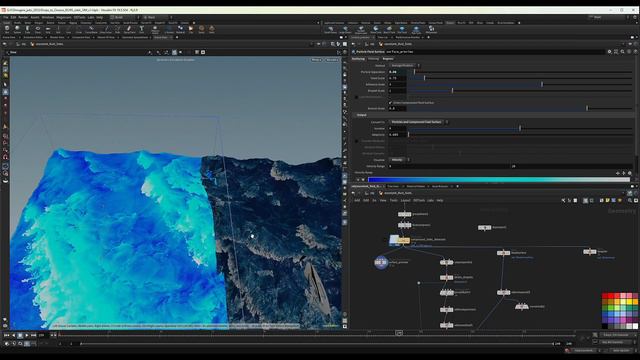 Houdini Water FX ｜ Stormy Seas ｜ 3 ｜ Side and Top Flip Simulation