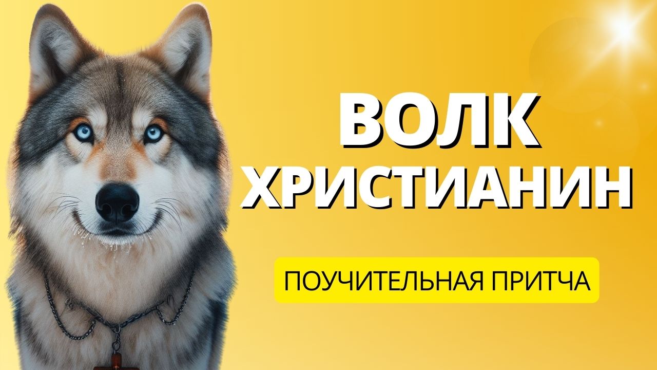 Притча "ВОЛК ХРИСТИАНИН" легко ли быть христианином?