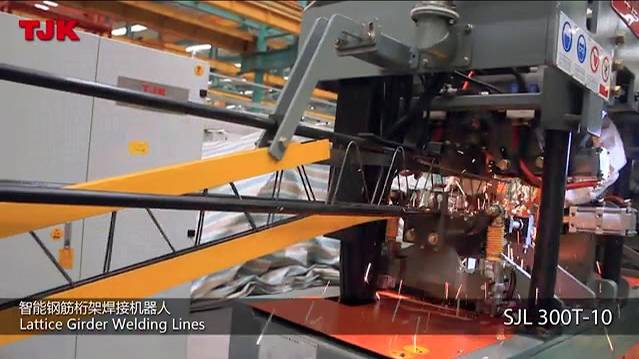 Станок для сварки каркасов ферм перекрытия SJL300T-10 TJK MACHINERY