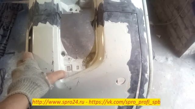 SPro® ✅ Сращивание бампера GLx164 из доноров ? Сварка пластика .mp4