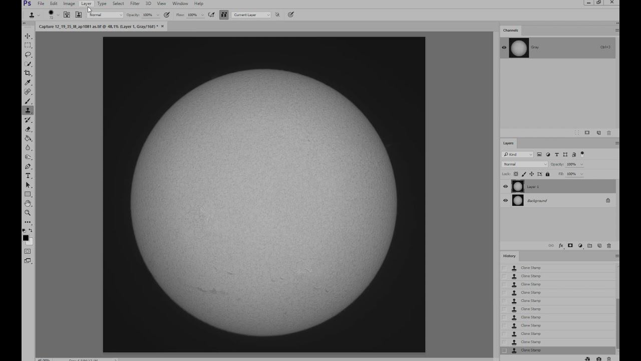 Pseudo-flat for solar images (Псевдофлэты для изображений Солнца)