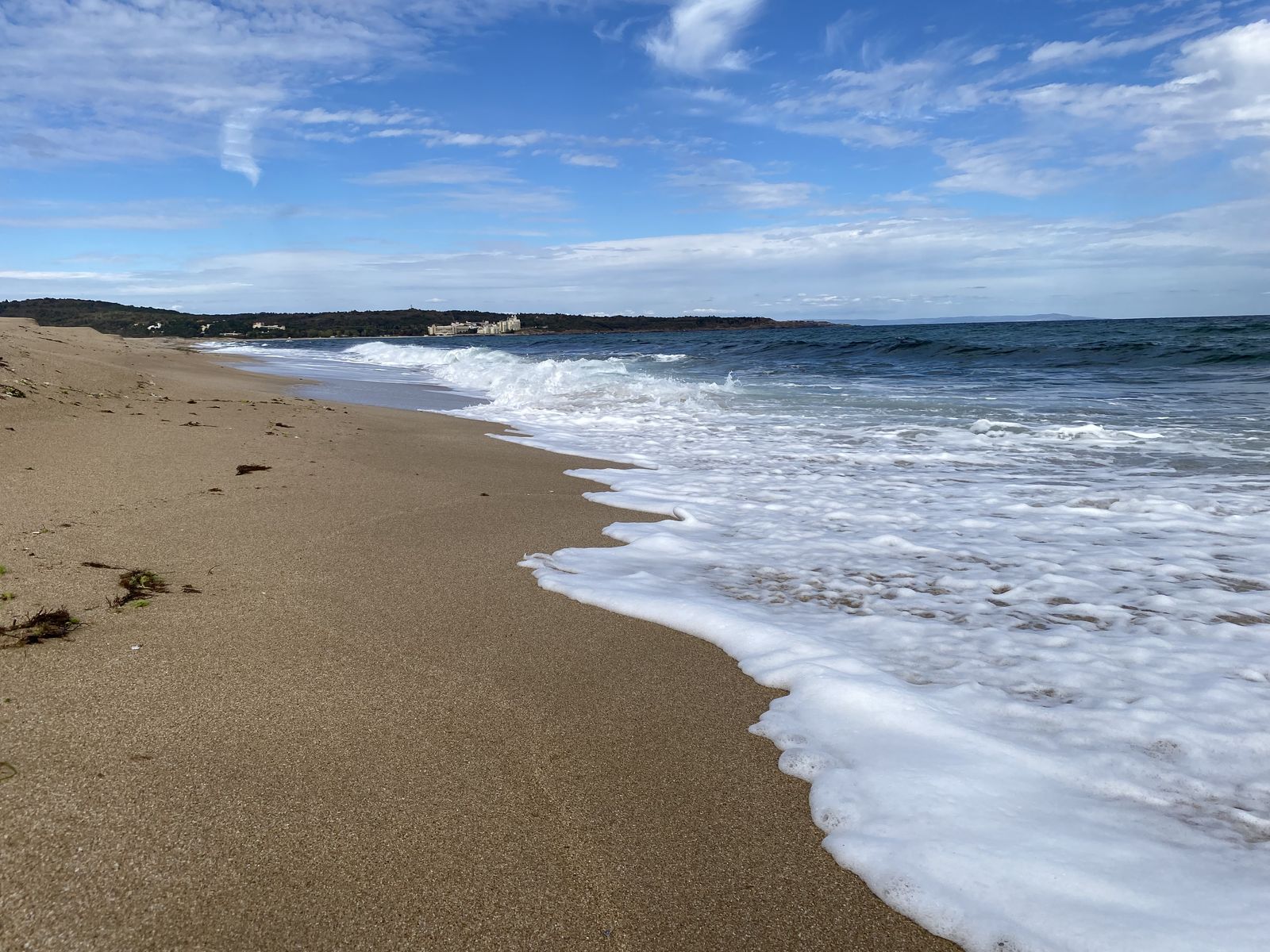 Пляж Алепу (Шоферский), Болгария, в ноябре 2022 года