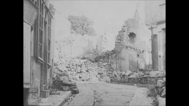 Кинохроника. Франция, Верден и его окрестности, 1918 г. France, Verdun and its environs, 1918
