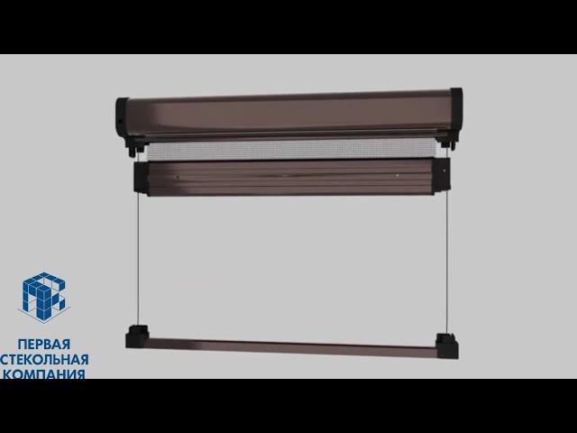 Монтаж москитной сетки плиссе #сетки #москитныесетки #пск #терасса #плиссе