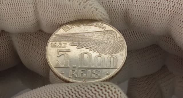 Бразилия 5000 реалов, 1937 года.