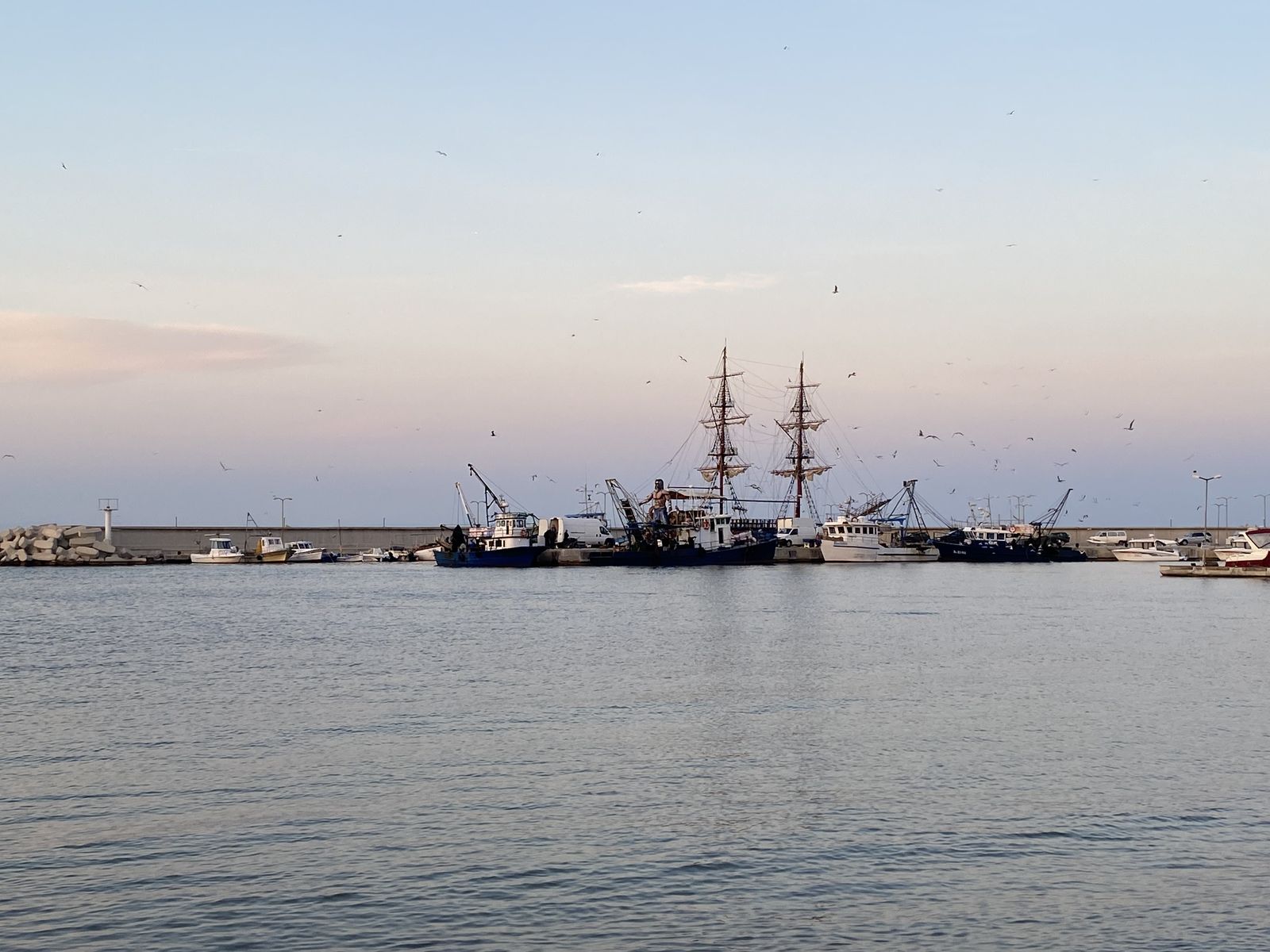 Вечерняя идиллия на Чёрном море. Черноморец. Болгария.