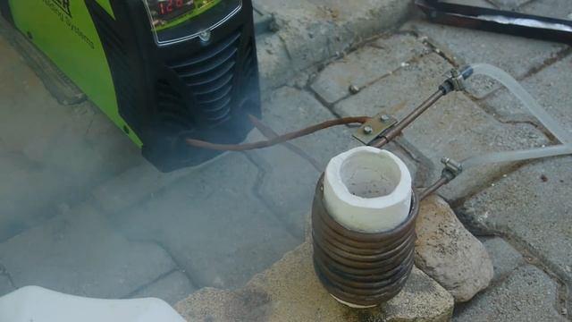 Плавка алюминия - Часть3: первая попытка