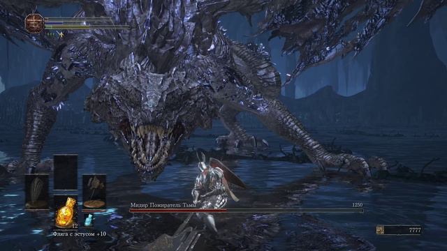 [No-Hit] Серебряный рыцарь Ледо vs Мидир пожиратель тьмы 🡆 Dark Souls 3