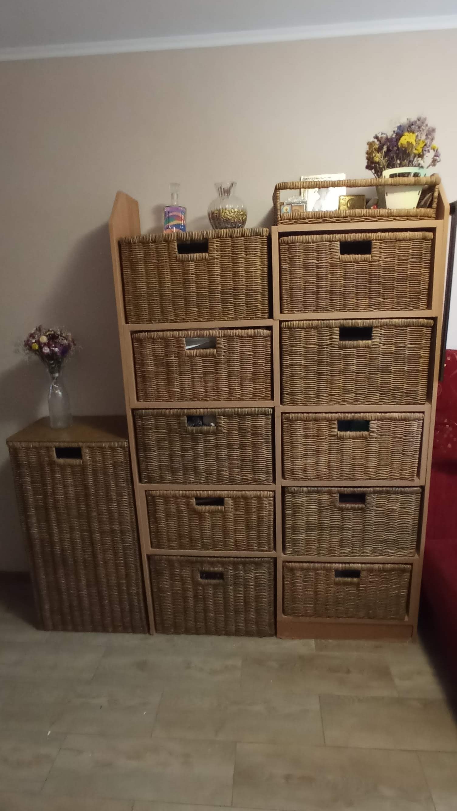 #416 Обзор больших коробок из бумажной лозы.