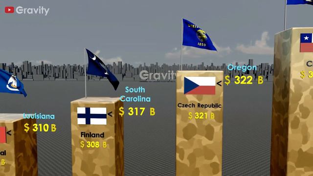 50 самых богатых штатов в 2024 году (Сравнение)